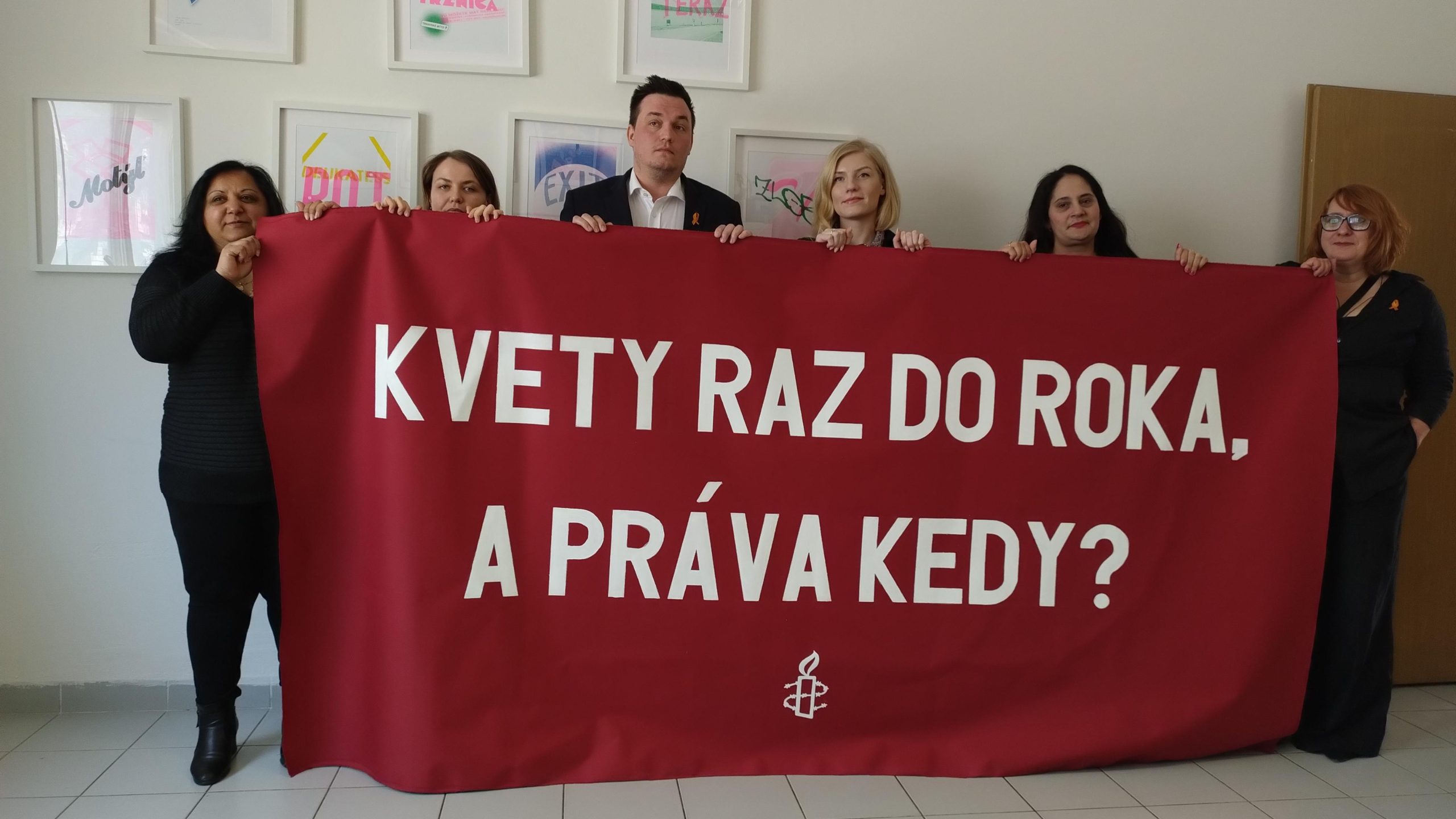 MDŽ 2025: Nechajte si kvety, chceme ľudské práva - Amnesty Slovakia